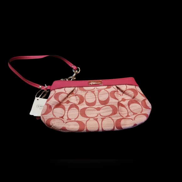 Coach | Bags | New Coach Pink Wristlet | Poshmark
